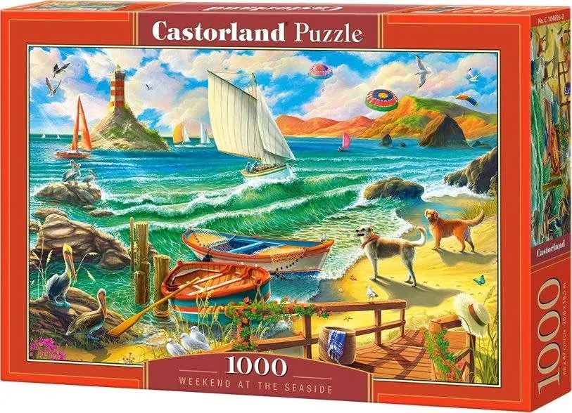 Castorland puzzle víkend u moře 1000 dílků
