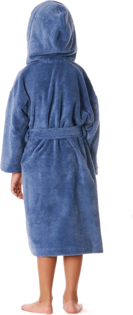 Dětský Župan Tampa s kapucí denim - 152