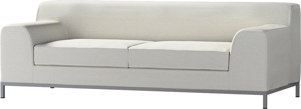 Potah na pohovku IKEA  Kramfors 3-místná barva šedá látka lesklé, pletený vzor, sametová