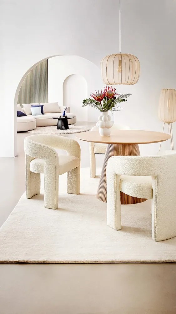 AMAL Stojací lampa 132 cm - béžová