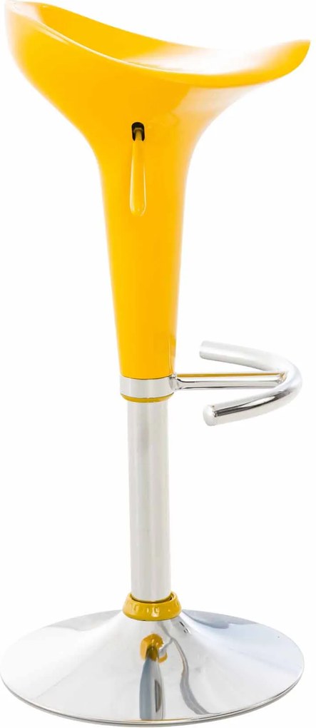Sada 2 barových židlí Saddle – žlutá