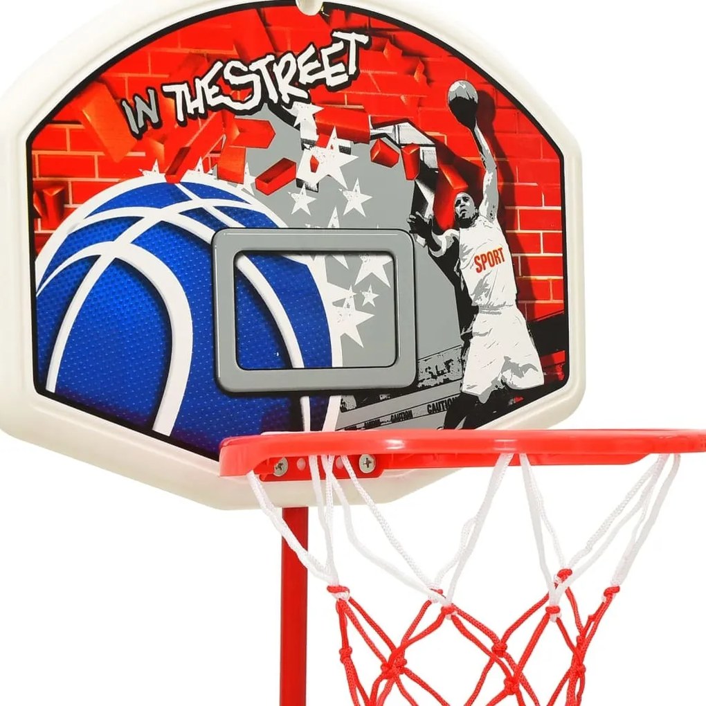 vidaXL Přenosná basketbalová hrací sada nastavitelná 120 cm [80349]