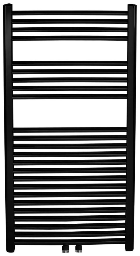 Novaservis - Topné těleso rovné 120 cm, matná černá 450/1200/RS,5