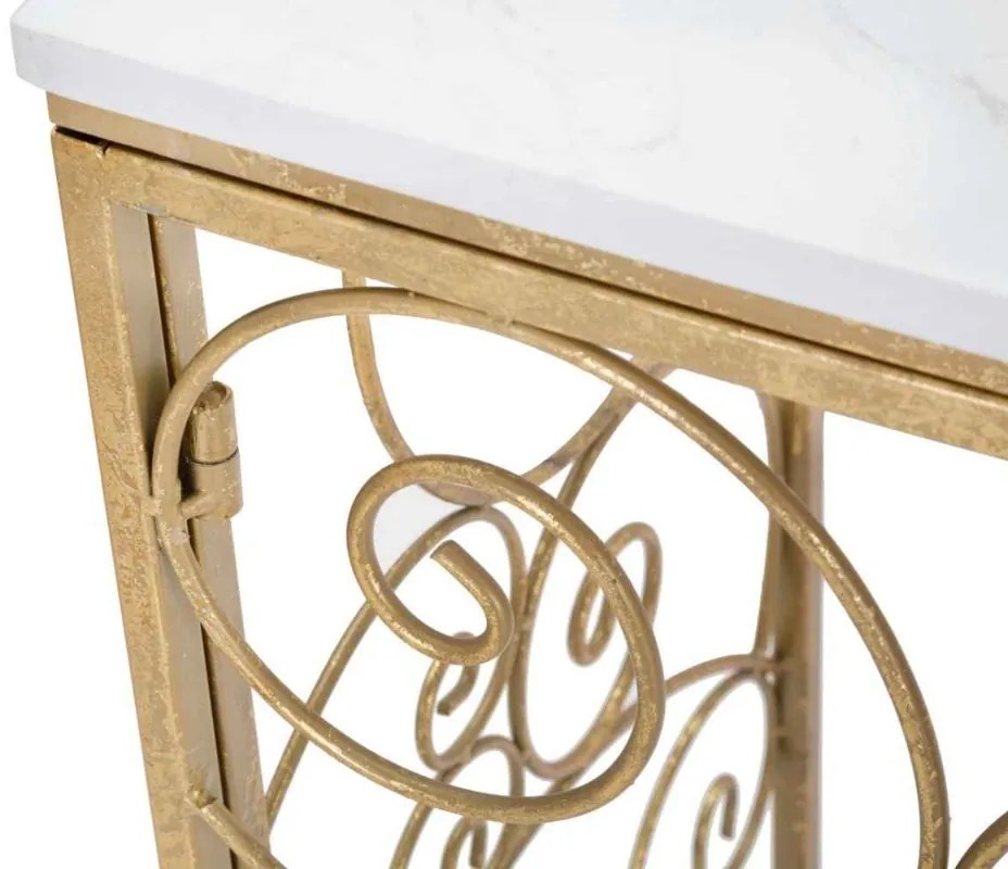 Designová konzole Bellachay 140 cm zlatá