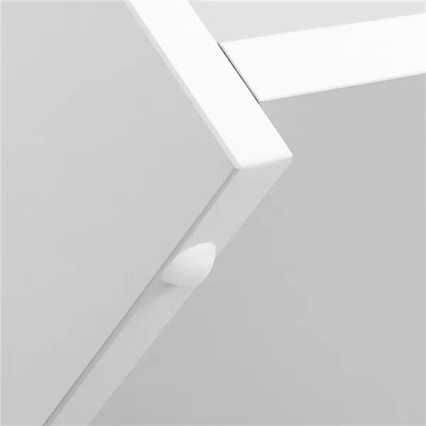 Psací stůl Yaheetech – bílá, 112 cm (délka) × 50 cm (šířka) × 82 cm (výška) (254234316789)