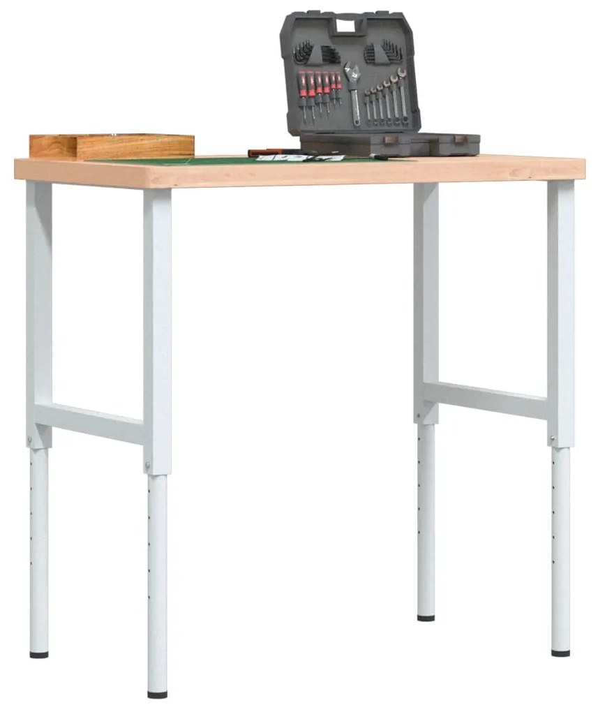 Pracovní stůl 100 x 60 x (73–99,5) cm masivní buk obdélníkový 3309705