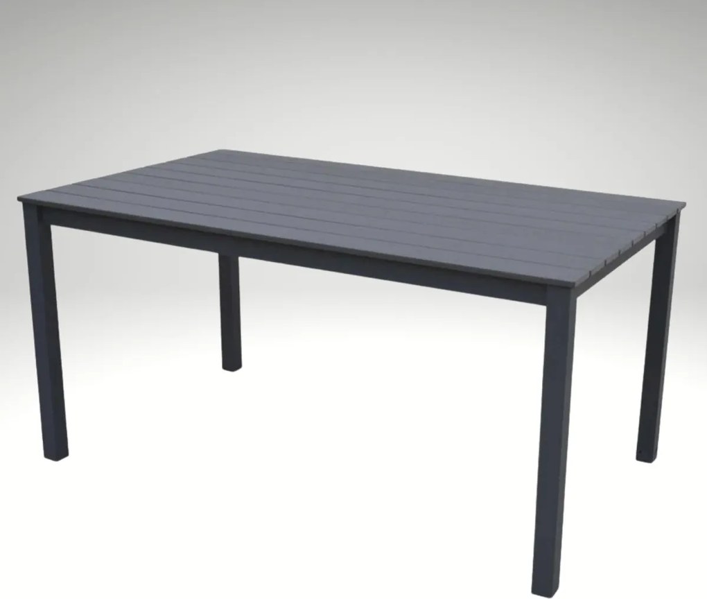 Vikio Zahradní ratanový set 150x90 pro 6 osob DT276-S šedý