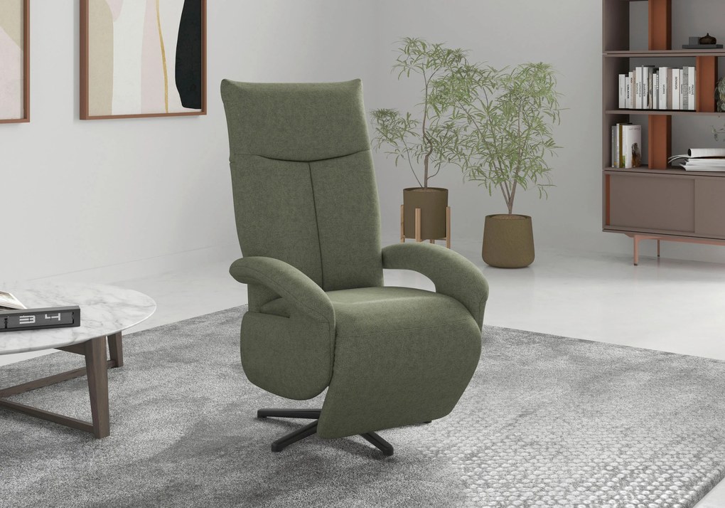 XXXLutz RELAXAČNÍ KŘESLO, textil, olivově zelená Sit & More - Online Only křesla & taburety - 00014401853J