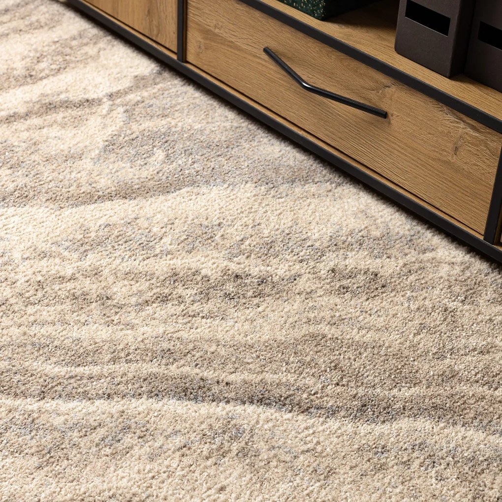 Dywany Łuszczów, Kusový koberec Fusion 9776 cream/beige, 140x190, béžová, kancelář