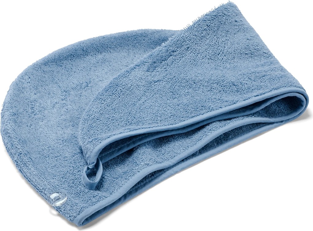 Tchibo - Ručníkový turban - barva: modrá