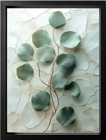 Přírodní elegance - obraz - Jemné listy v moderním stylu 28 - A3 – 297 × 420 mm - 249 Kč