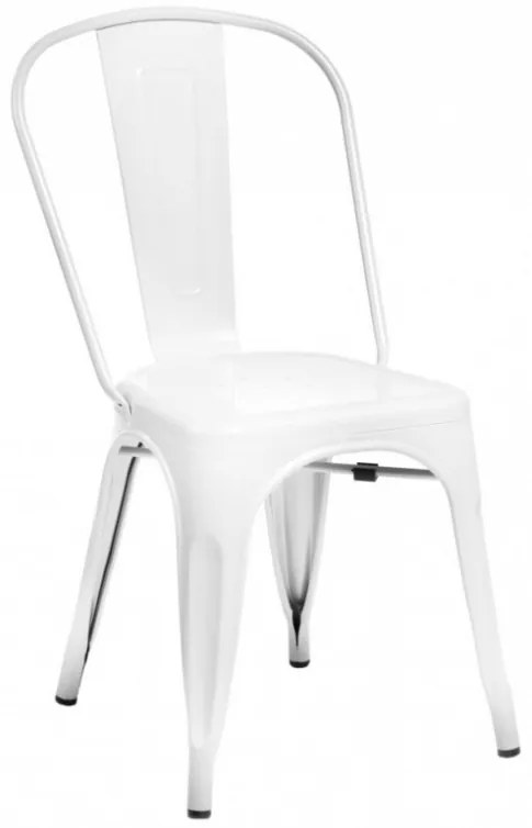 Jídelní židle Tolix 45, bílá