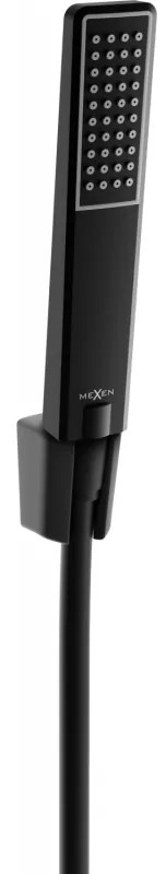 Mexen příslušenství - podomítkový 1-bodový ruční sprchový set R-72, černá, 785725052-70