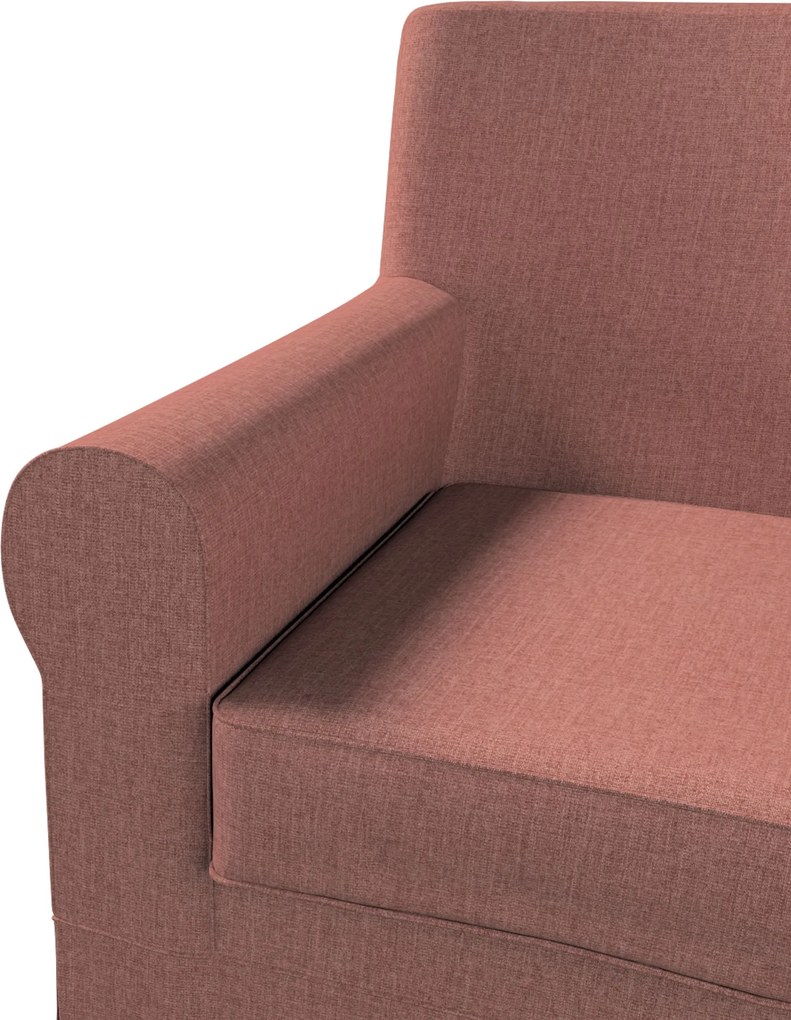 Potah na křeslo IKEA Ektorp Jennylund barva hnědá látka pletený vzor