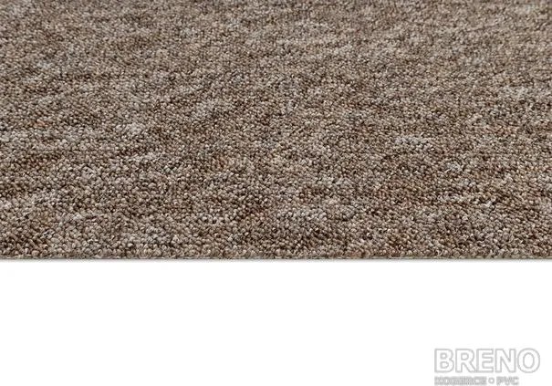 Breno Metrážový koberec ULTRA 47 hnědý, šíře 400 cm, Hnědá