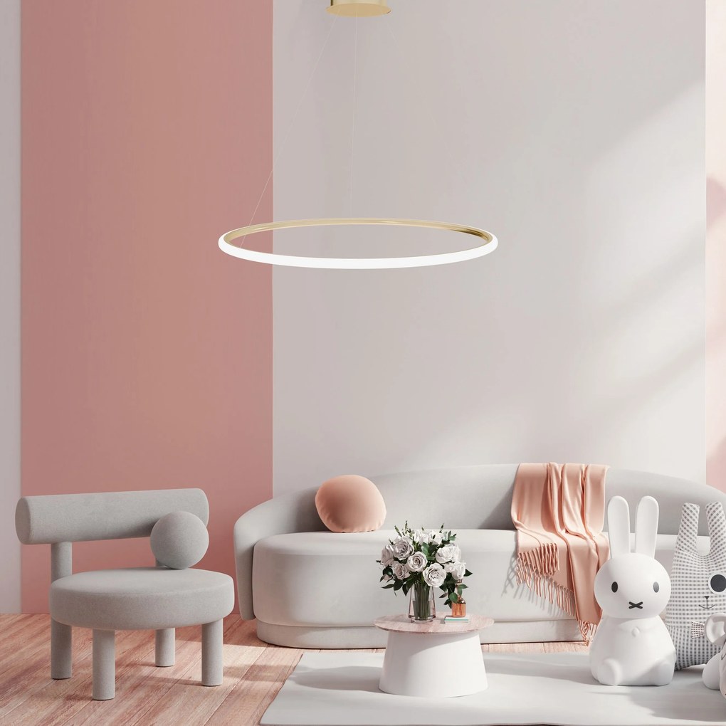Toolight Závěsné LED osvětlení E24 LHJ002-CP zlaté