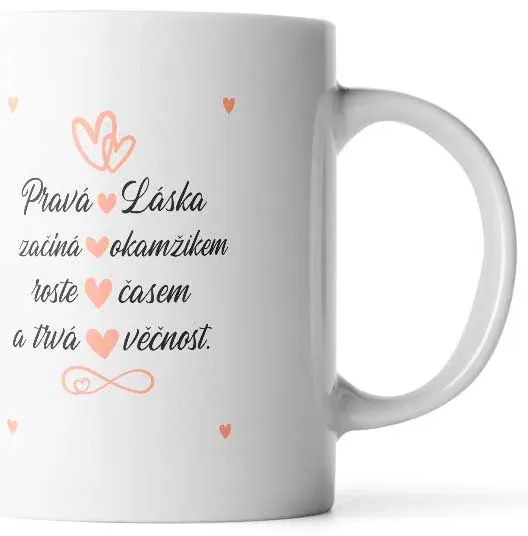 Sablio Hrnek Pravá láska - 890 ml - XXL