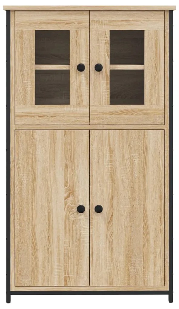 Skříň highboard dub sonoma 62 x 32 x 106,5 cm kompozitní dřevo