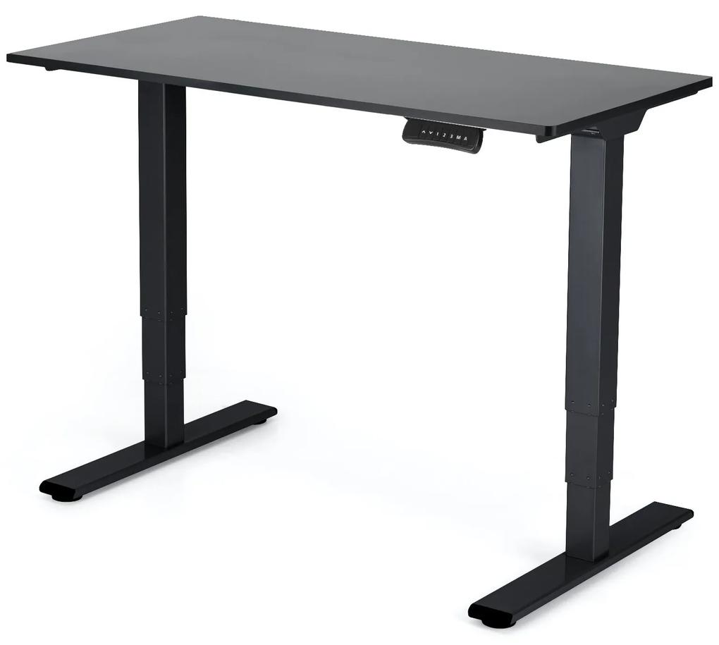 Polohovatelný stůl Liftor 3segmentové nohy černé,   deska 1180 x 600 x 18 mm černá