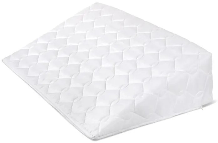 Bellatex Klínový podhlavník s proševem 80x50x20 cm Prošev bílá