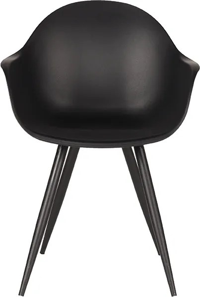 Černá jídelní židle Assena