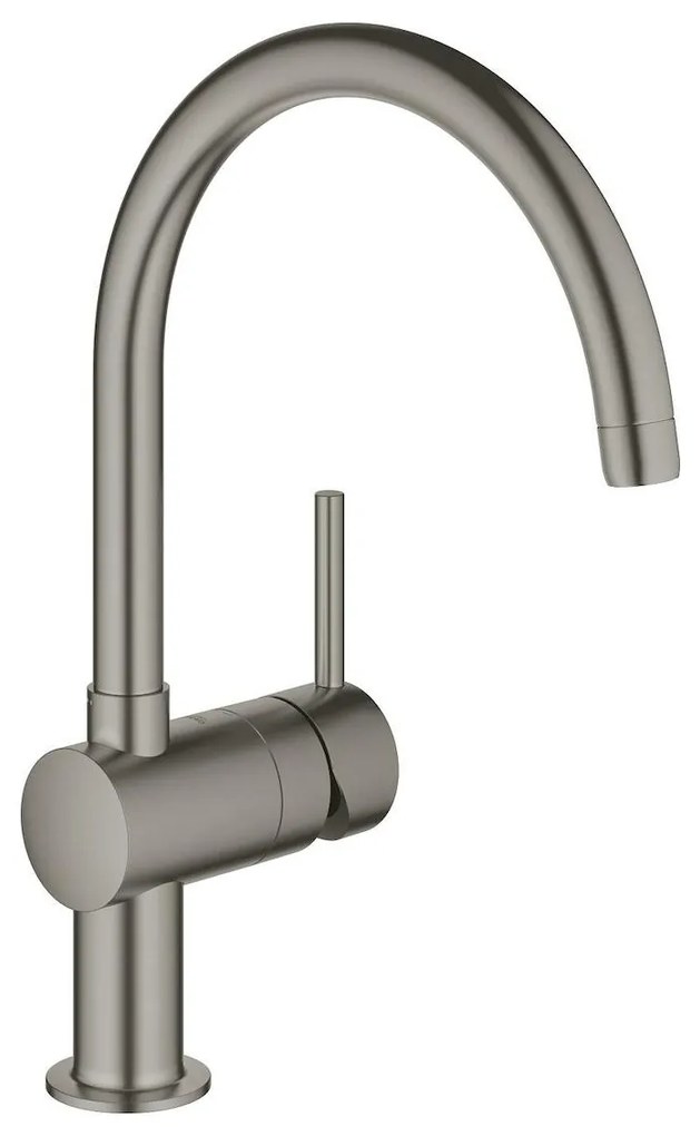 Dřezová baterie Grohe Minta s otočným raménkem kartáčovaný Hard Graphite 32917AL0