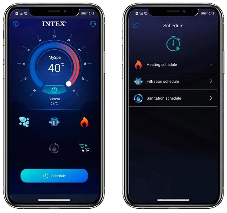 Intex | Vířivý bazén Pure Spa Chevron Deluxe 4 NP | 11400291