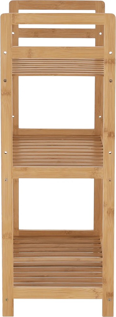 3-policový regál, přírodní bambus, FIORE TYP 1