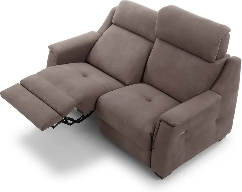 ZOE RELAX ELECTRIC - 2-místná relaxační pohovka, sedačka s elektricky ovládaným relaxačním dílem