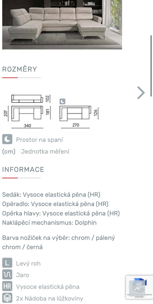 Meblar Calabria I Kategorie: Kategorie II, Roh: Pravý roh