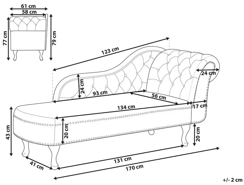 Pohodlná kožená lenoška Chesterfield z lesklé černé ekokůže pravá NIMES Beliani