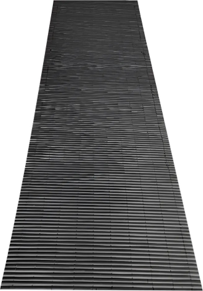 Zahradní zástěna, černá, 300x100 cm, ABEO
