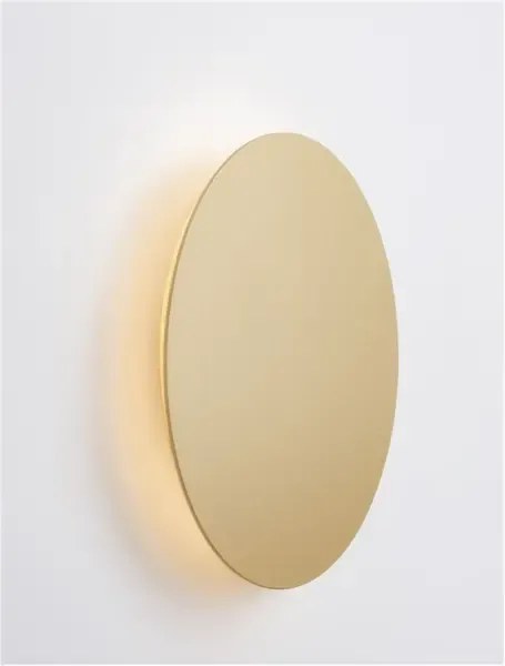 LED nástěnné svítidlo Cyrcle 22 zlaté