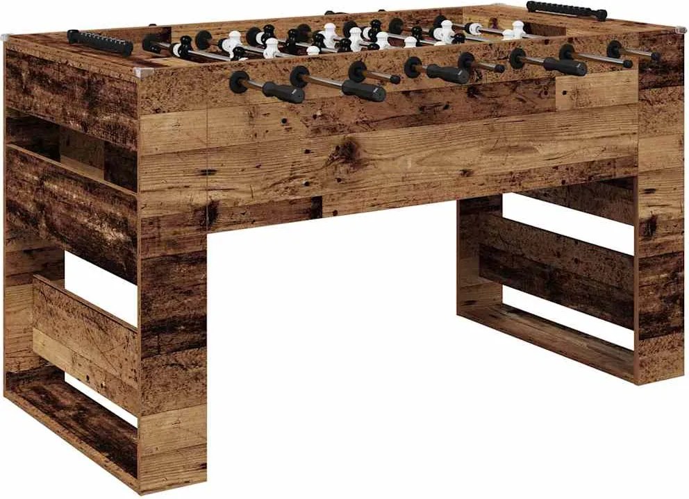 Stolní fotbálek Staré dřevo 146,5 x 74 x 85 cm Kompozitní dřevo 3378205