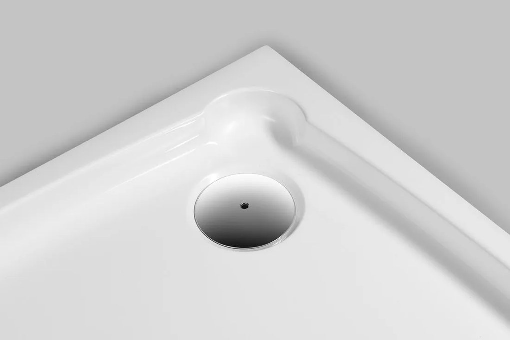 Gelco, DIONA sprchová vanička z litého mramoru, čtverec 90 x 90 x 7,5 cm, GD009