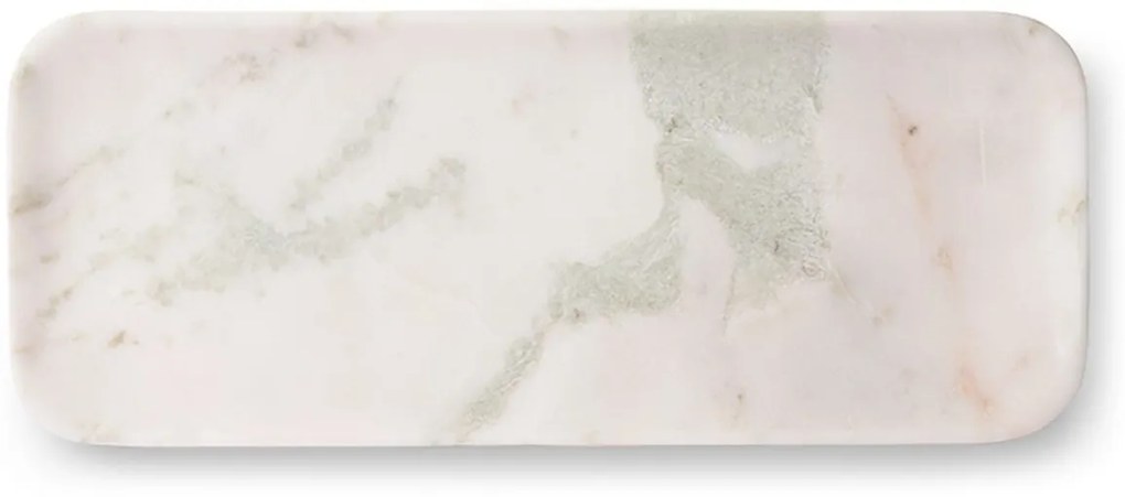 Luxusní bílý mramorový podnos  Marble white - 30*12*1,5cm
