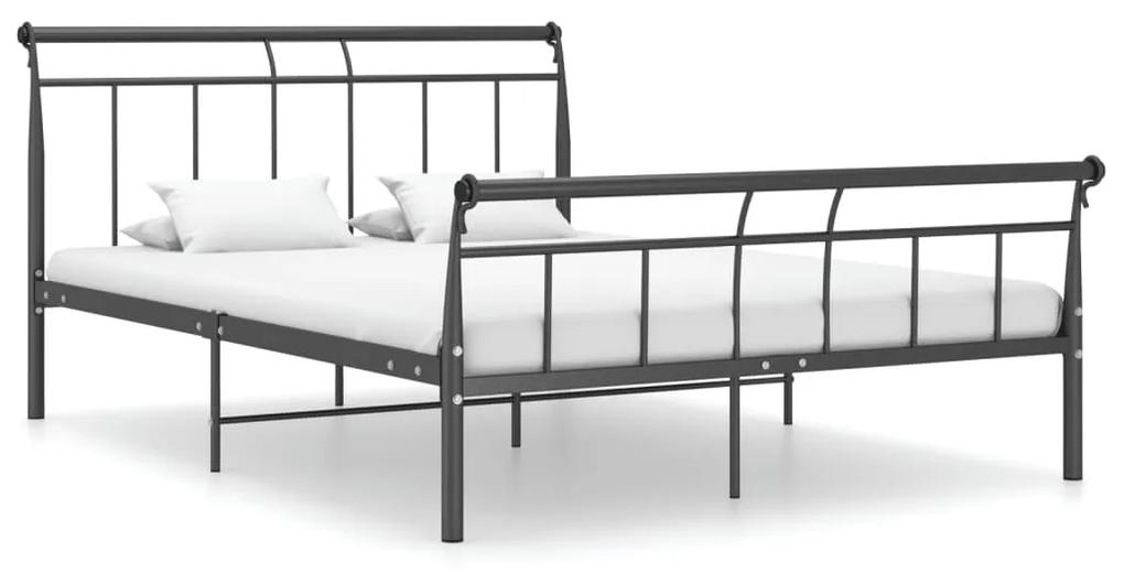 Rám postele černý kovový 140 x 200 cm,  325039