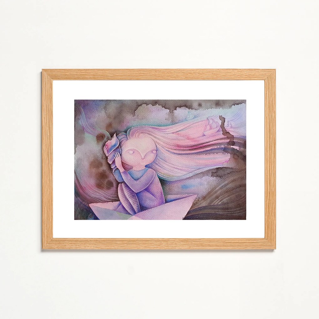 Eva Válková | Jsi tam? Rám: Bez rámu, Velikost: 20 x 30 cm