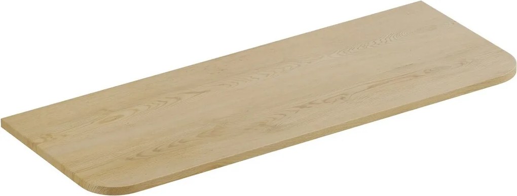 Závěsná skříňka pod umyvadlo Aster Ovalia s deskou 120 cm dub cremona/zelená