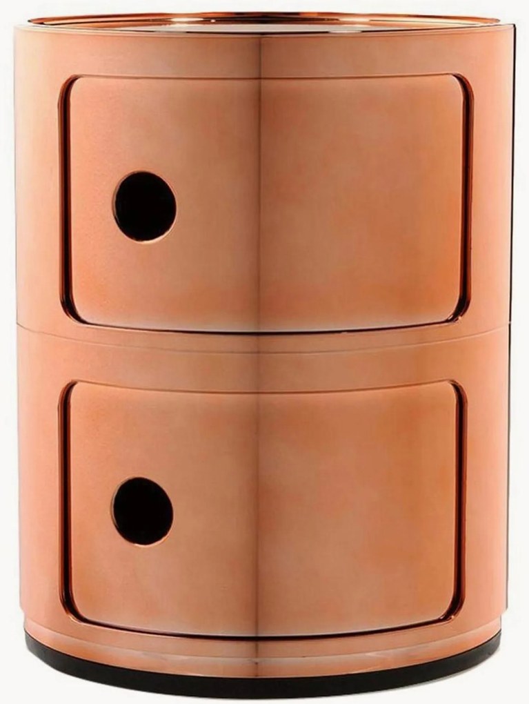 Designový odkládací stolek Componibili, 2 moduly