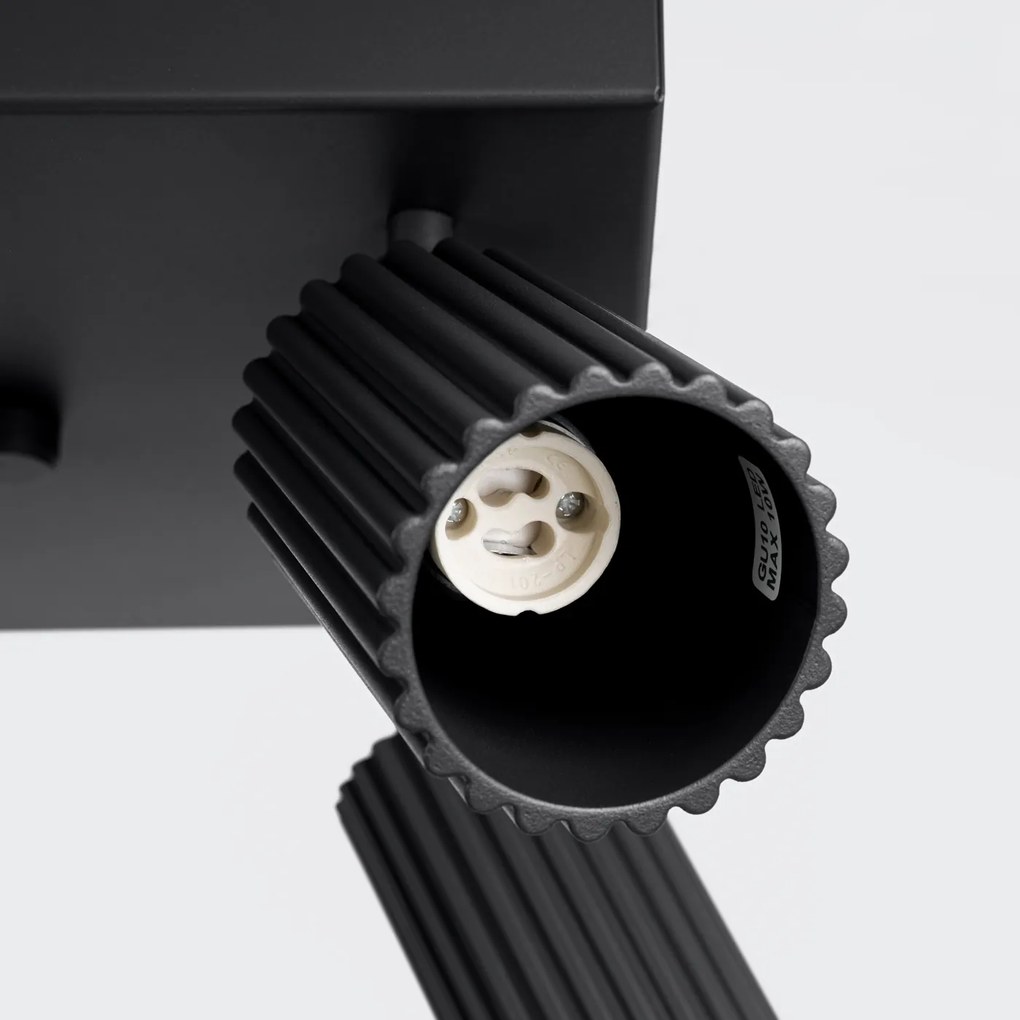 Sollux Lighting Stropní svítidlo KARBON 4 Černá