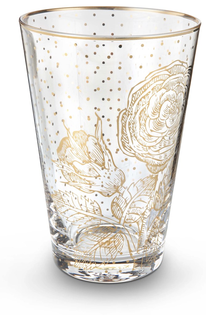 Pip Studio Royal sklenice na vodu, 380ml (zdobená sklenice na vodu 380ml)