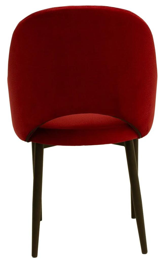 Bradop Židle čalouněná RITA podnož černá kovová Z209 | Látka: 136 - Monolith-136,Provedení: CM - CM