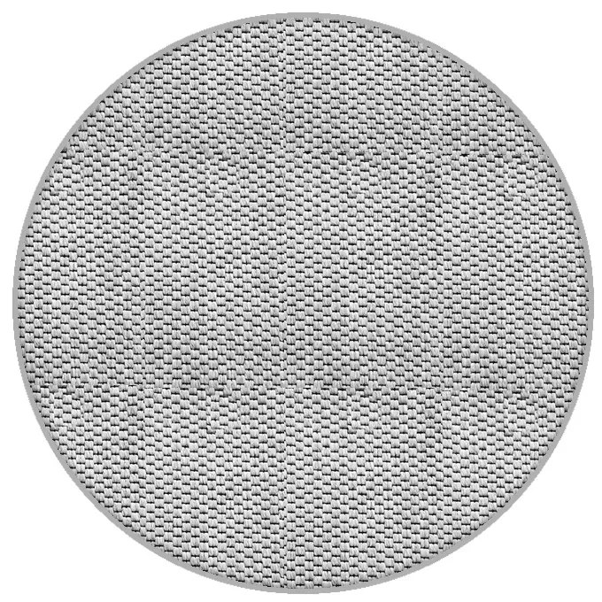 Vopi koberce Kusový koberec Nature platina kulatý - 57x57 (průměr) kruh cm