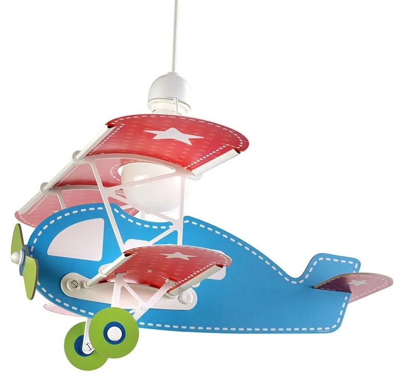 Dalber Dalber 54002 - Dětský lustr BABY PLANES 1xE27/60W/230V PI114