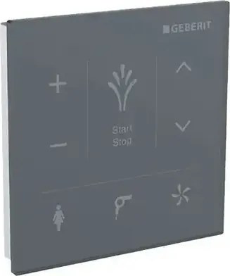 Geberit - Nástěnný ovládací panel pro elektronický bidet, černá