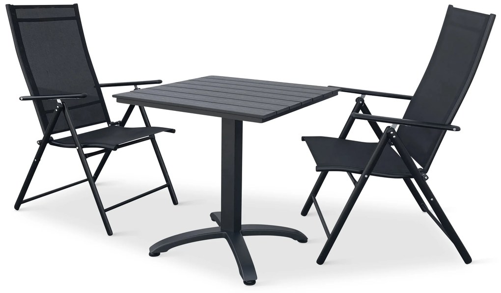 Noela Balkonový set Ristorante + 2x kovová židle Pia