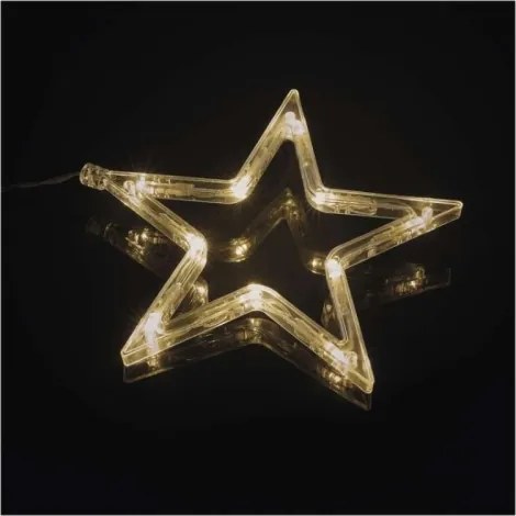LED vánoční závěs EMOS DCGW14 hvězdy 67x125cm vnitřní použitíteplá bílá