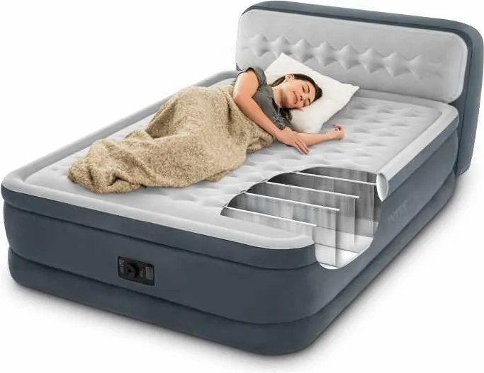 Nafukovací postel Intex Ultra Plush Headboard | Queen