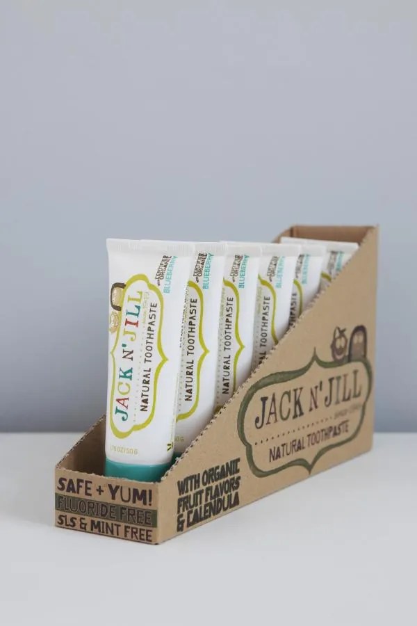 Jack N´ Jill Přírodní zubní pasta s příchutí 50 g Žvýkačka
